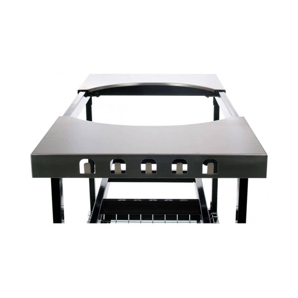 Primo Grill Cart Base with Basket and Stainless Steel Side Shelves ...