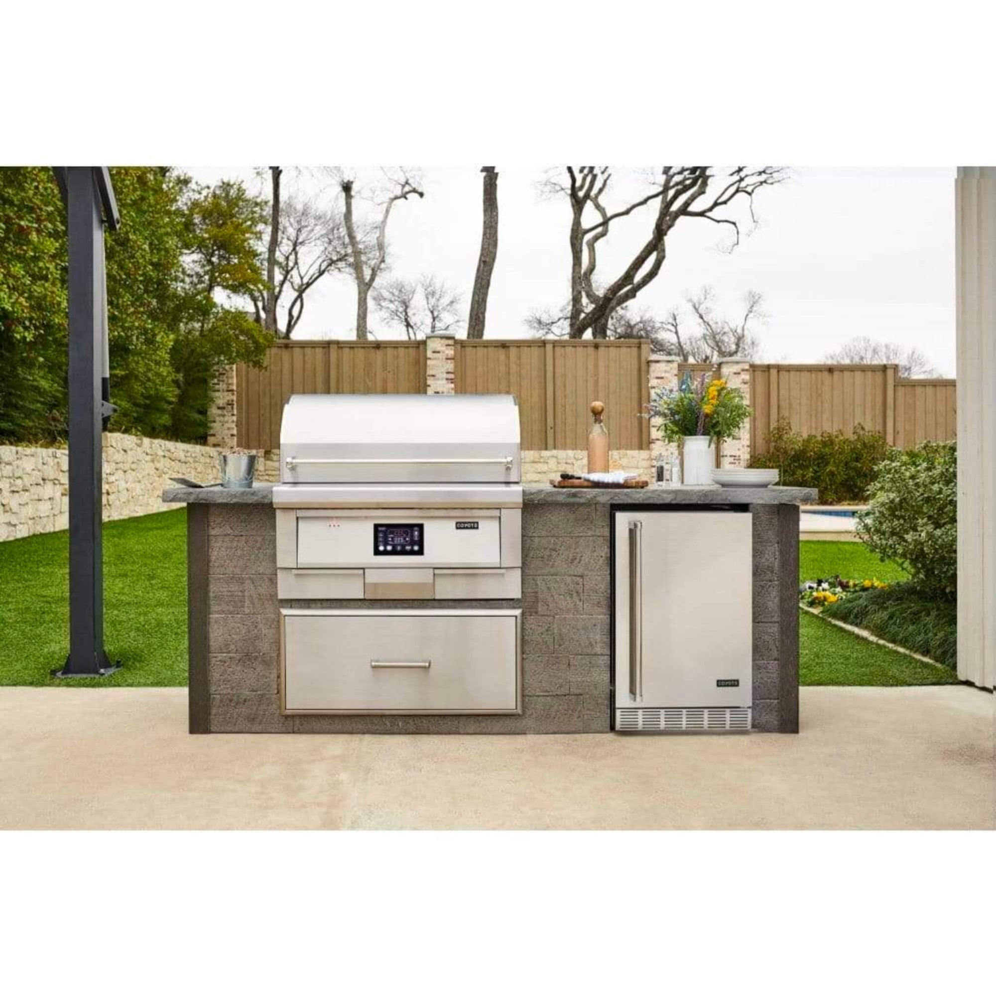 Coyote 36" Built-In Pellet Grill - Culinary Hardware