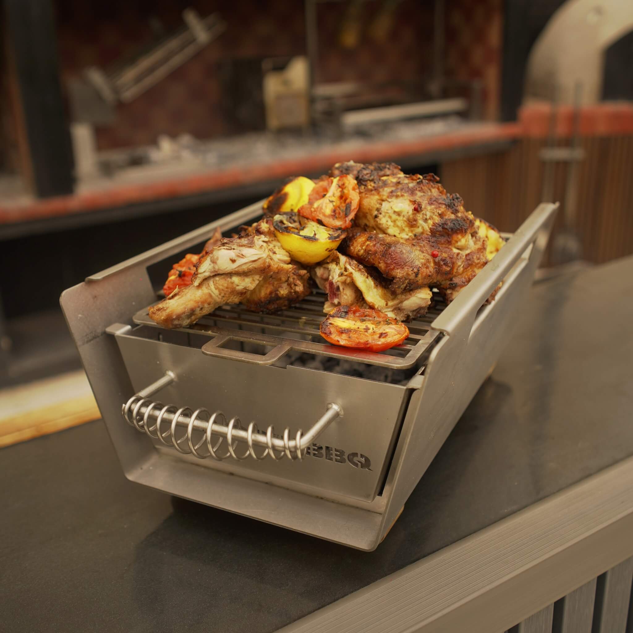 Tagwood BBQ Insert Style Argentine Santa Maria Wood Fire & Charcoal Ga ...